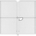 DOUBLE LEAF SECURITY GATE - FOR WIDER OPENINGS - VG2 - Gates and ...
