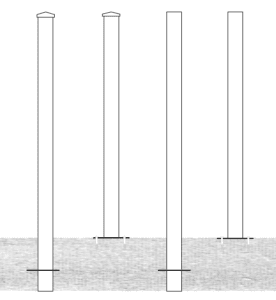 SQUARE POSTS - Gates and fencing at Van Schoor