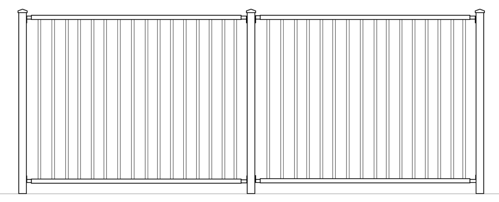 STEEL BAR FENCE - Gates and fencing at Van Schoor